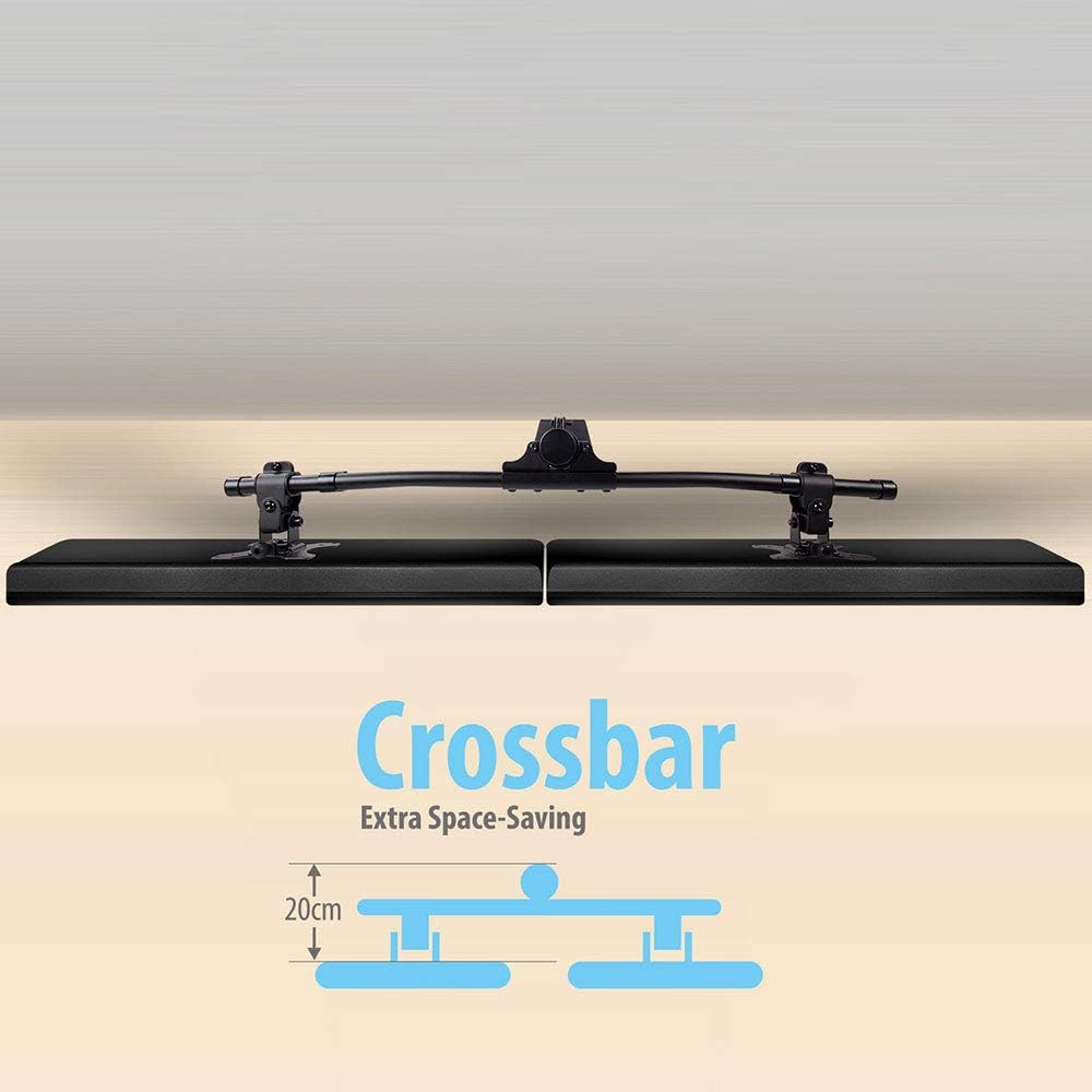 Dual monitor desk mount with cross bar – BigaMart
