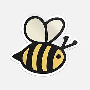 Amazon.com - Cute Bumblebee Sticker Vinyl Car Bumper Decal