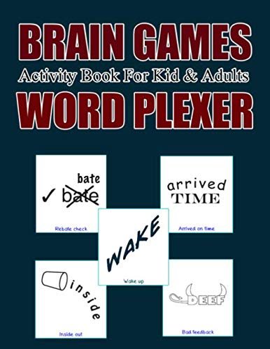 Brain Games Word plexers: Activity Book For Kid & Adults: Weaver ...