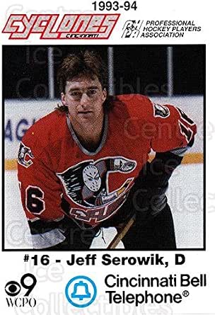 Amazon.com: (CI) Jeff Serowik Hockey Card 1993-94 Cincinnati Cyclones ...
