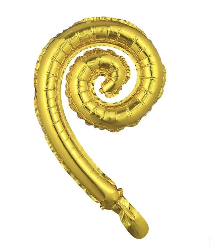 Amazon.com: Spiral Shape Foil Air Balloons, 14" Self Sealing, 20pcs ...