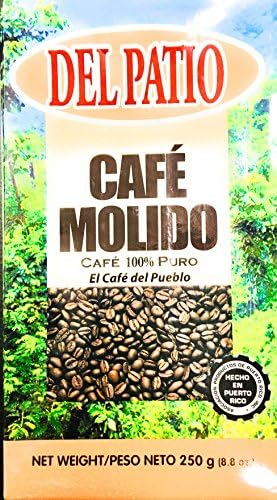 Amazon.com : Del Patio Cafe Molido (Ground Coffee) 8.8 Ounces : Grocery ...