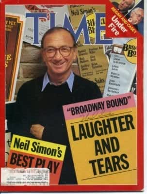Neil Simon Playwright Author Tony Winner Signed Autograph Time Magazine ...