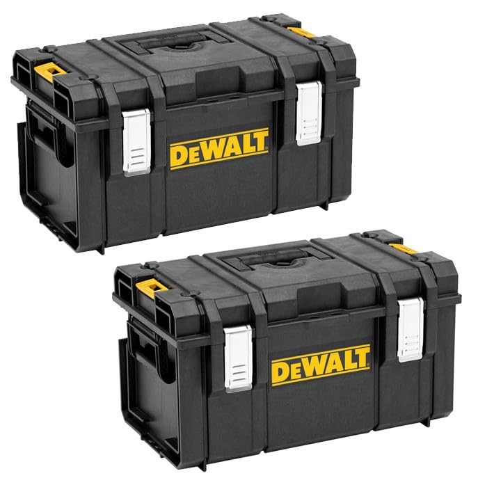 DEWALT 2x Toughsystem DS300 Tough System Case Tool Box Storage Box ...