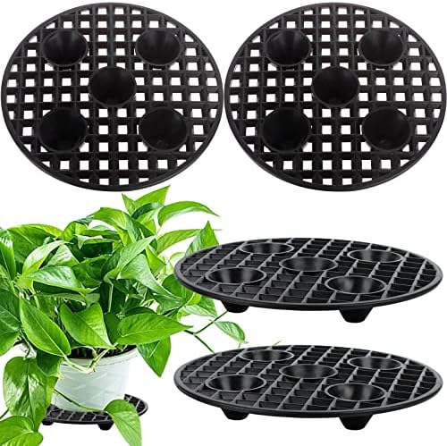 Amazon.com: OBANGONG 4 Pcs Plant Level Pot Elevator Heavy Duty Plant ...