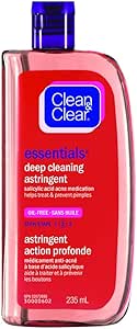 Clean & Clear Essentials Deep Cleaning Astringent, 235ml : Amazon.ca ...
