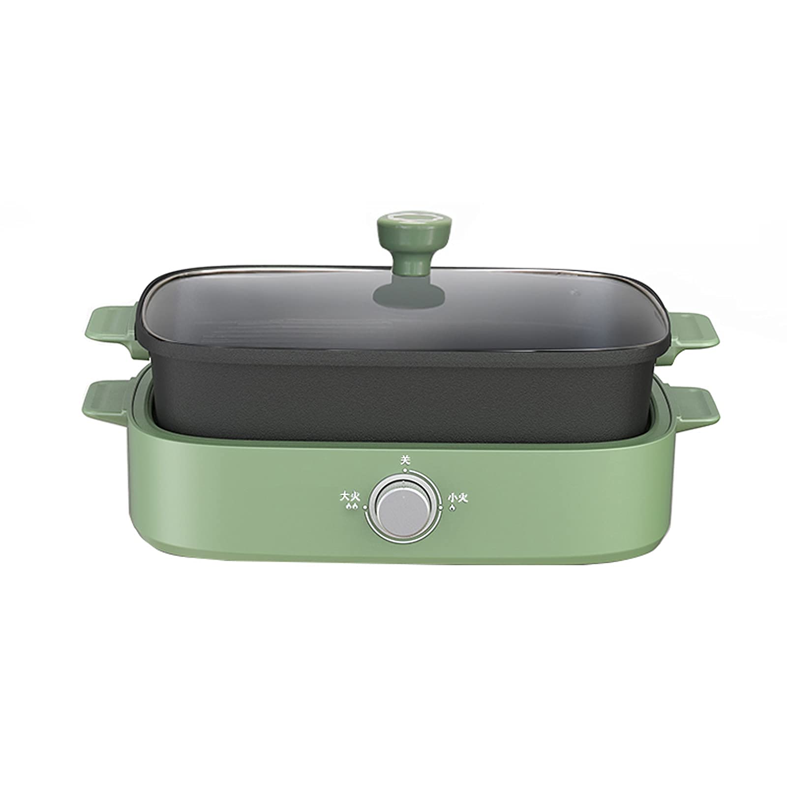 Buy Portable Electric Grill, 2 in 1 Indoor Non-Stick Electric Hot Pot ...