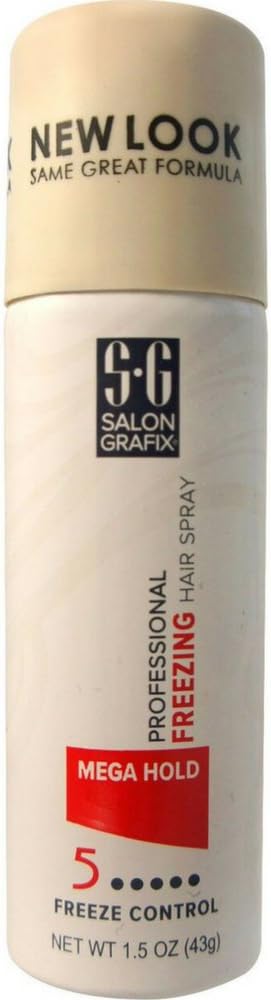 Amazon.com: Salon Grafix Mega Hold Professional Freezing Hair Spray, 10 ...
