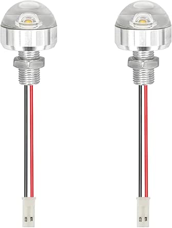 enwant Mini LED Bulbs with Wire 3 Volts, DC 3V Wired Small LED Lamps ...