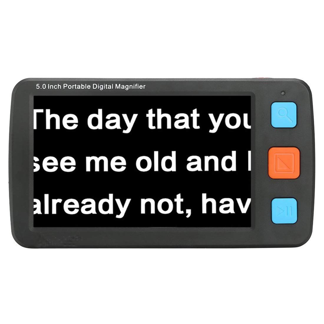 Amazon.com: 5" Digital Video Magnifier for Low Vision Impaired,Handheld ...