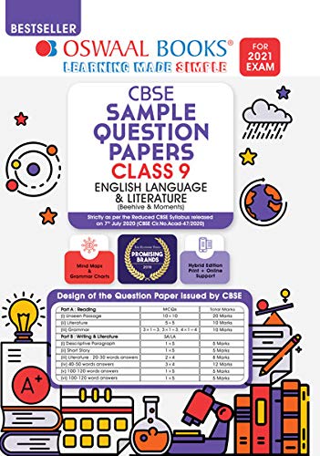 Oswaal CBSE Sample Question Paper Class 9 English Language and ...