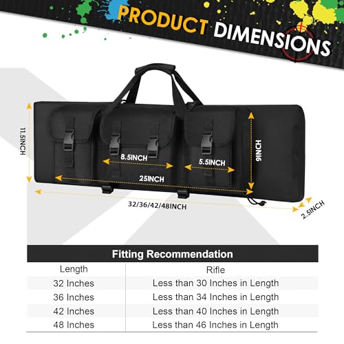 Snapklik.com : PERFBAGS Double Rifle Backpack Tactical 42 Inch, Soft ...