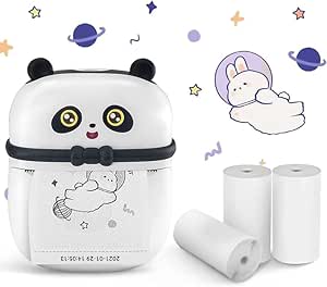 EXILOM Mini Thermal Printer Inkless Bluetooth Pocket Printer for Prints ...