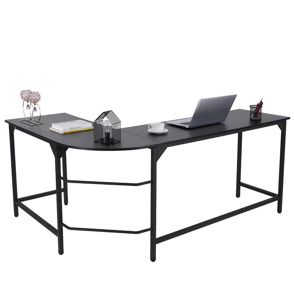 Buy Modern L-Shape Office Corner Computer Desk Table, Multi Purpose ...