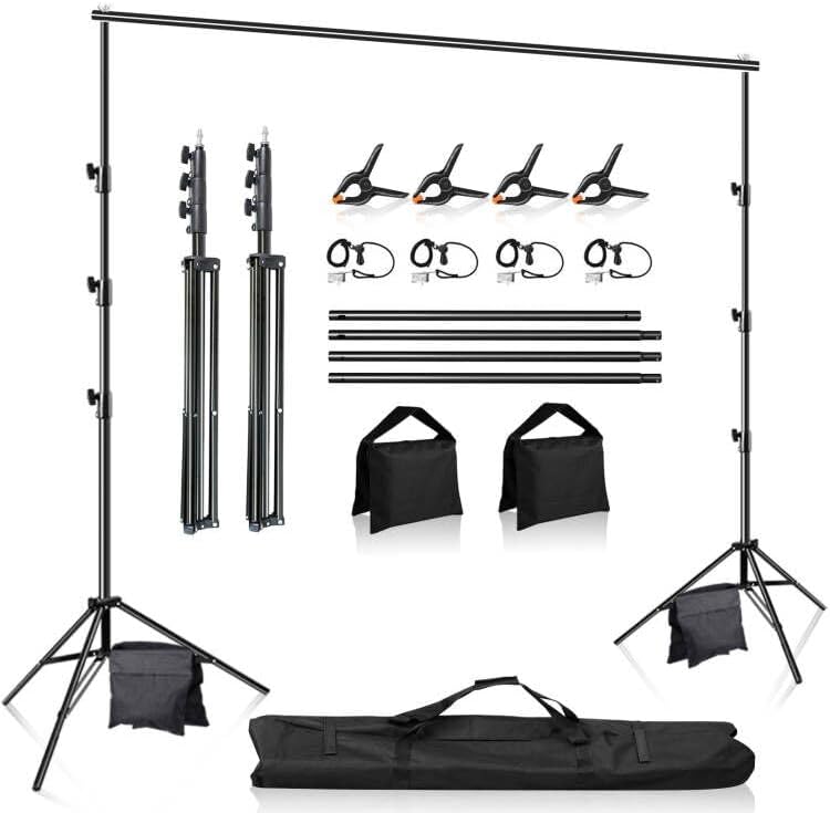 FUDESY Photo Video Studio 3 x 3M/10 x 10Ft Heavy Duty Adjustable ...