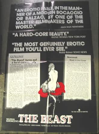 THE BEAST / ORIGINAL U.S. ONE-SHEET MOVIE POSTER (WALERIAN BOROWCZYK ...