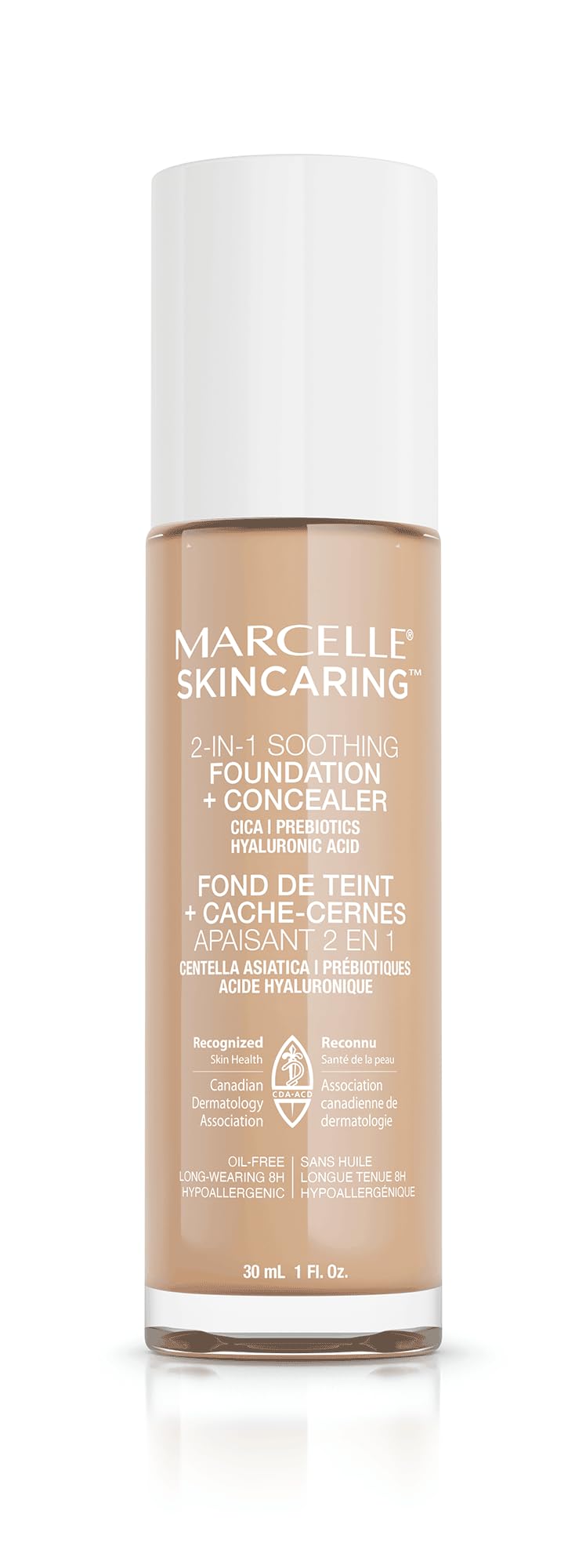 Marcelle Skincaring 2-in-1 Soothing Foundation + Concealer, Classic ...