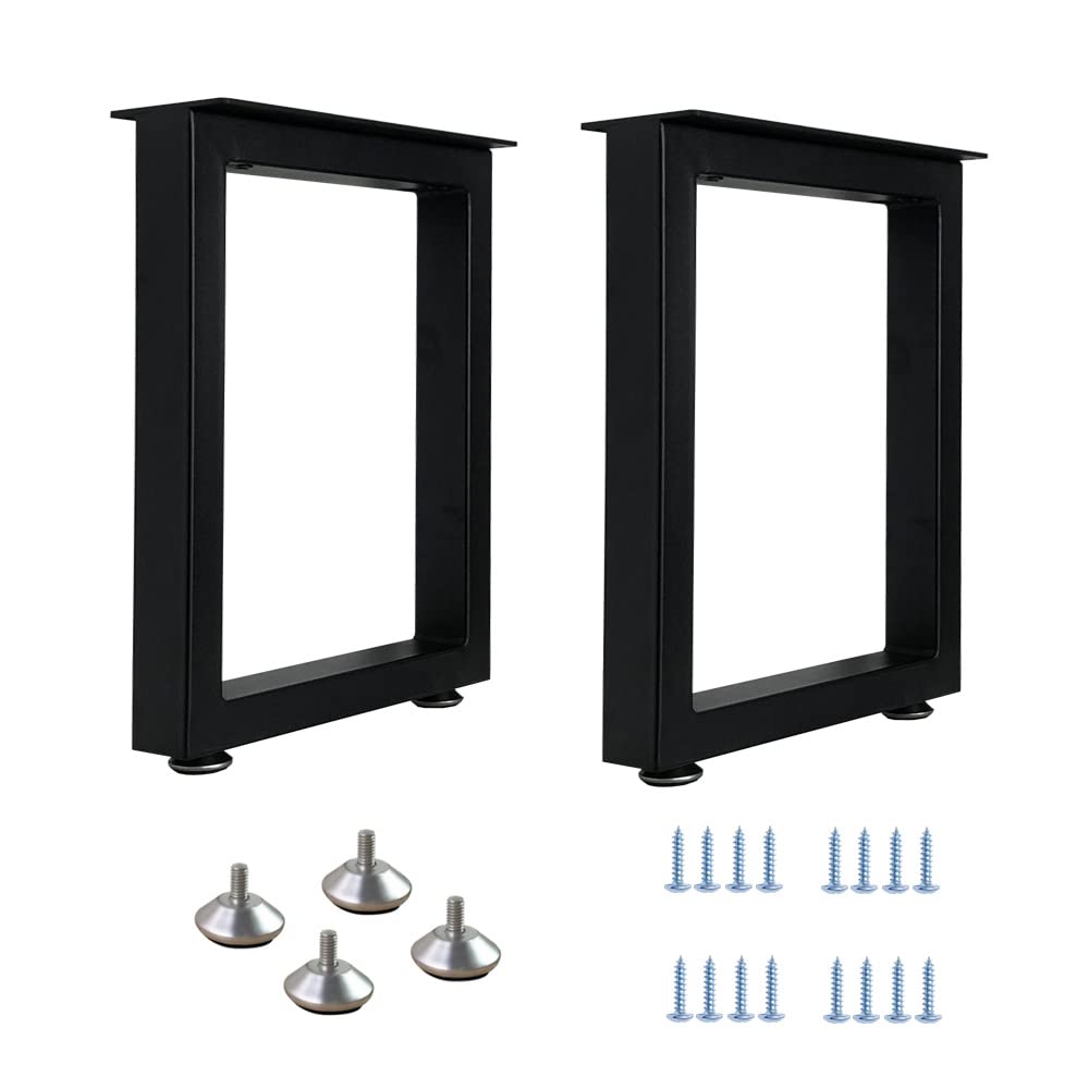 QLLY 16 inch Square Table Legs, Industrial Bench Legs, Custom Table ...