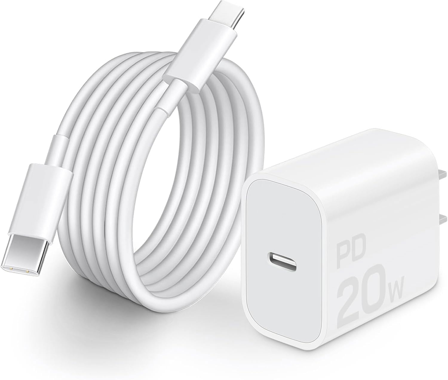 Amazon.com: iPhone 15 Wall Charger, 20W USB C Fast Charger Cable for ...
