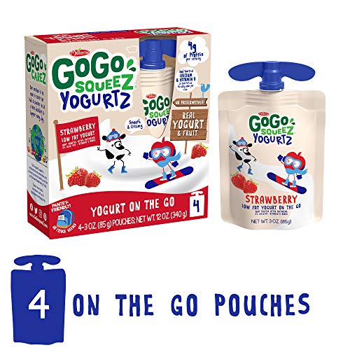 Brainiac Kids Whole Milk Yogurt Tube, Cherry Vanilla Squeezable Yogurt ...