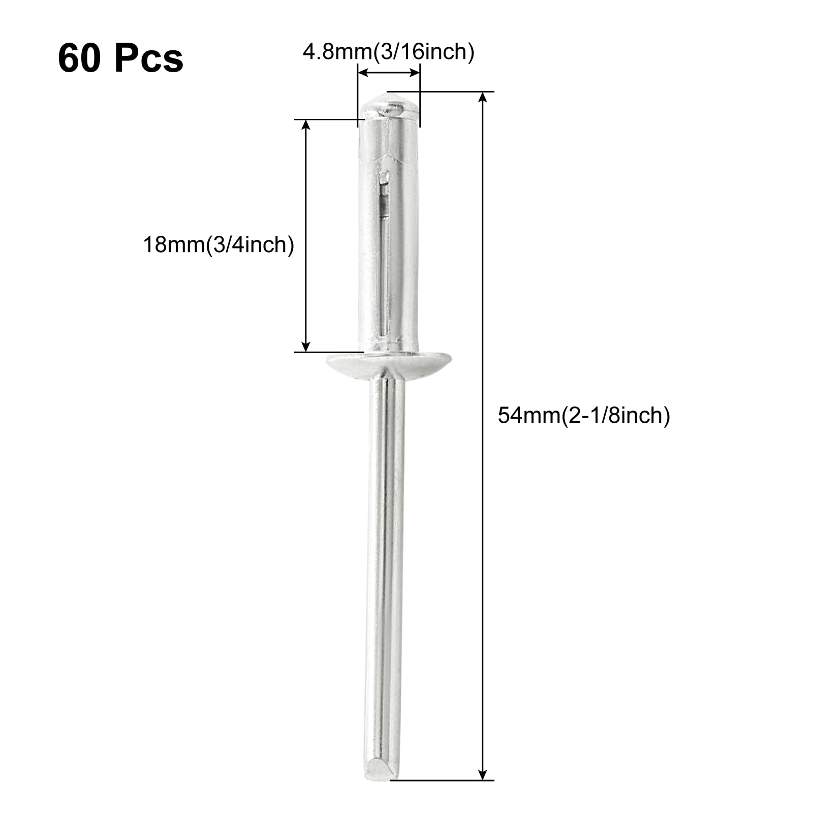 Snapklik.com : Kyuionty 60 Pcs 3/16" X 3/4" Tri-Fold Exploding Pop ...