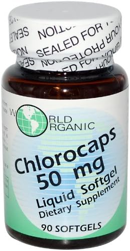 Amazon.com : World Organic Chlorocaps - 50 mg - 90 Softgels : Health ...