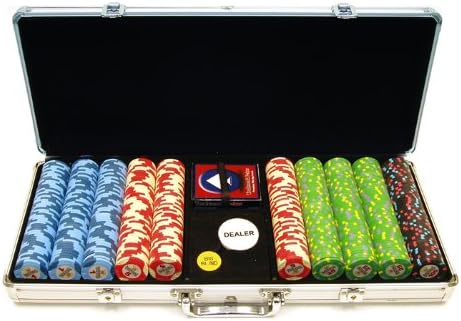 500 Paulson National Poker Series Chips with Aluminum Case : Amazon.co ...