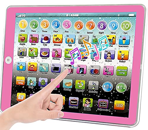 Educational Toy For Kids- Gifts Learning Tablet For 3 4 5 6 7 Year Old ...