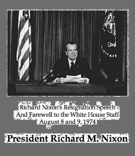 Amazon.co.jp: Richard Nixon's Resignation Speech And Farewell to the ...