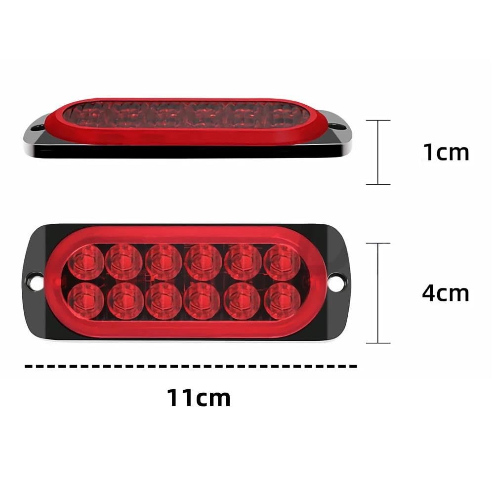 Third Brake Light Motorcycle Universal LED Strip For Motorcycle Plate