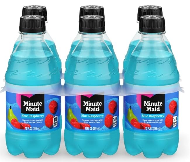 Amazon.com : Minute Maid Blue Raspberry, 12 fl oz, 18 Pack : Grocery ...