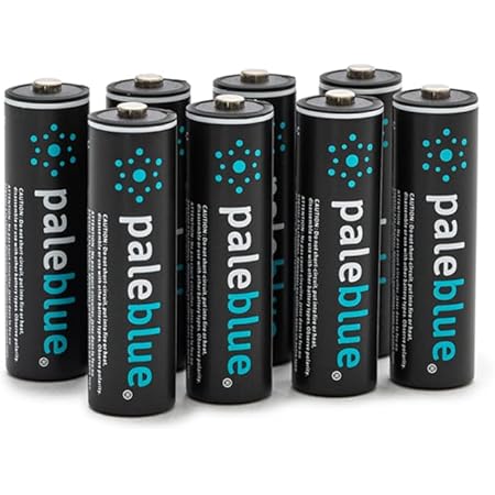 Amazon.com: USB Rechargeable AA Batteries by Pale Blue, Lithium Ion 1 ...