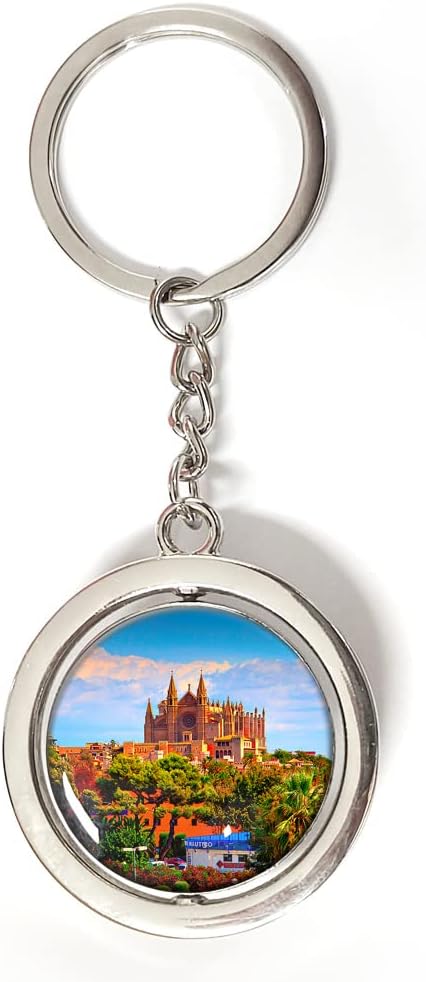 Amazon.com: Spain Palma Mallorca Keychain Car Keys Decoration ...