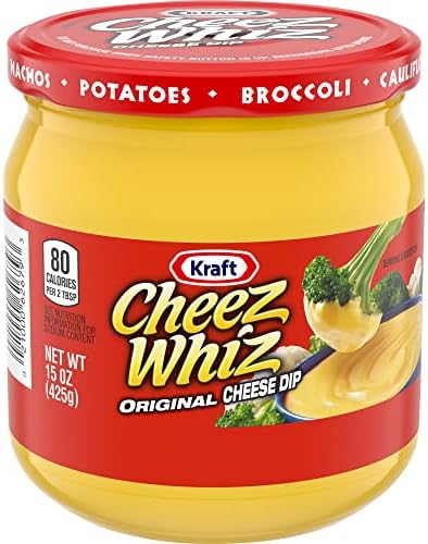 Amazon.com: Cheez Whiz Original Cheese Dip, 15 oz Jar