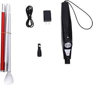 Amazon.com: Ultrasonic Electronic Voice Blind Cane - Intelligent Obstacle Avoidance Walking ...