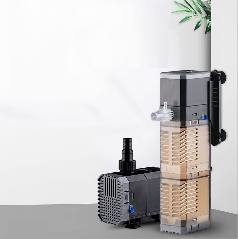 Tigerlily Enterprises 25W Fish Tank Filter 4-in-1 Internal Aquarium ...