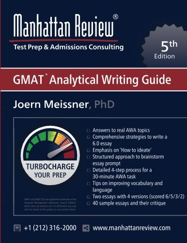 Manhattan Review GMAT Analytical Writing Guide [5th Edition]: Answers ...