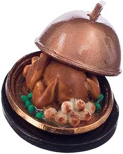Amazon.com: 1:12 Dollhouse Mini Thanksgiving Turkey Dollhouse Food ...