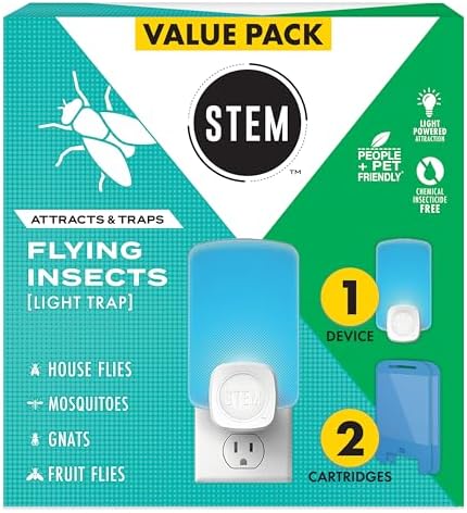 Amazon.com: STEM Light Trap: Indoor Fruit Fly Trap, Effective Insect ...