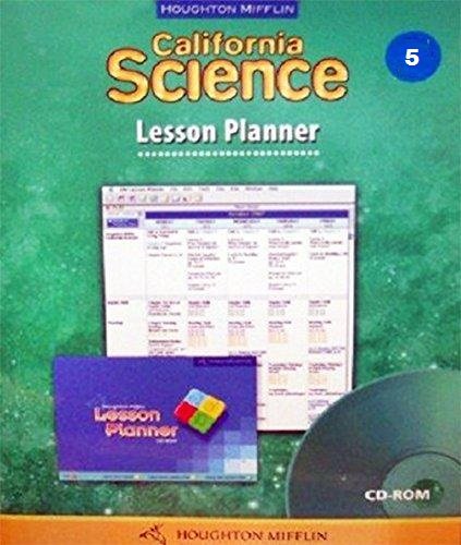 Amazon.com: Houghton Mifflin Science California: Lesson Plnr Cd L5: 9780618757374: HOUGHTON ...