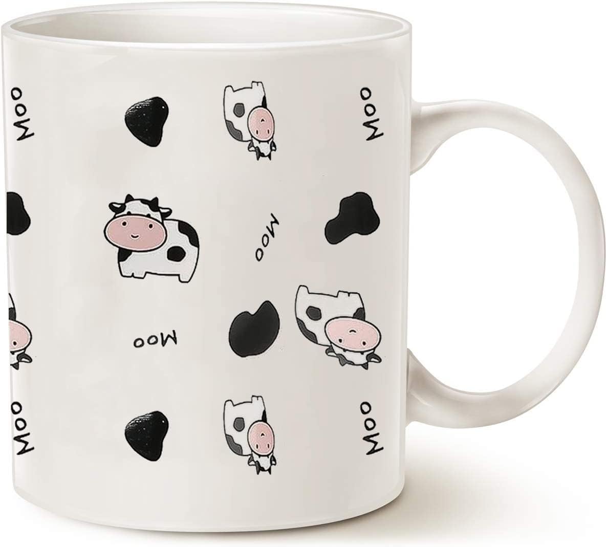Amazon.com: Arawat Cute Mug Cow Gifts Coffe Mugs with Lid and Spoon 480ml Novelty Tea Coffee Cup ...
