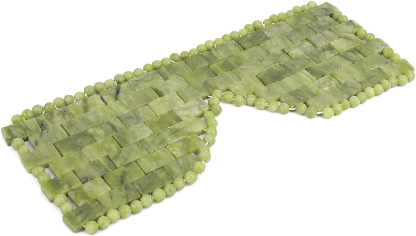 Amazon.com: Jade Eye Mask,Large Facial Cooling Mask with 100% Real Jade ...