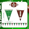 Amazon.com: 5 Packs Football Birthday Banner Football Party Banner ...