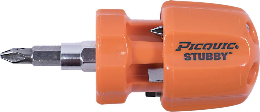 Amazon.com: Picquic 49106 STUBBY multi-bit screwdriver with six bits ...