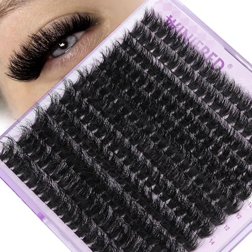 Amazon.com: Winifred Lash Clusters Eyelash Extensions Wispy Lash ...