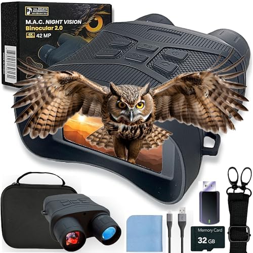 Amazon.com: 4K Digital Night Vision Goggles Binoculars for Total ...