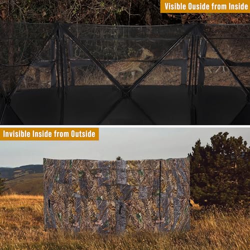 Snapklik.com : RPNB Hunting Blind, 3-Hub Easy Setup Ground Hunting ...