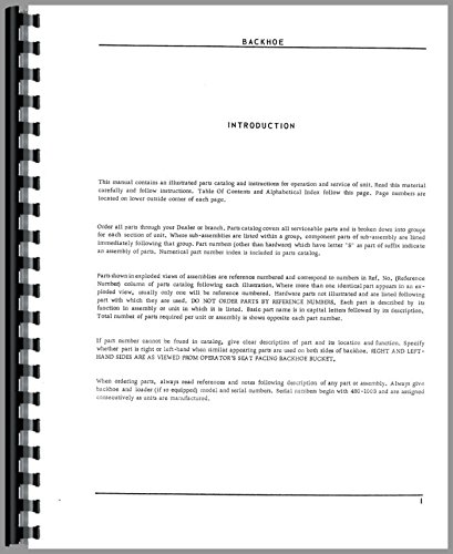 Oliver 1600 Backhoe Attachment Service Manual : Amazon.in: Industrial ...