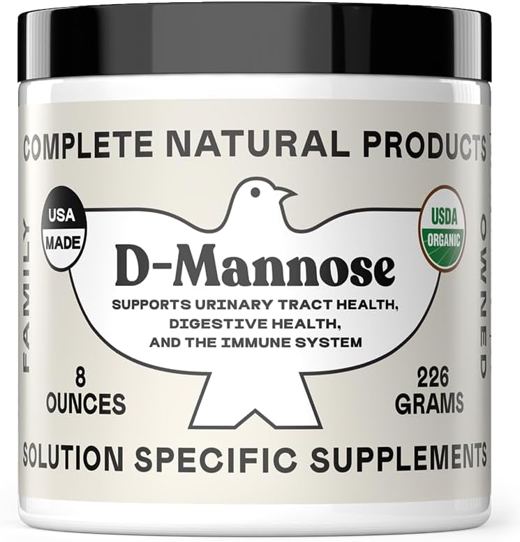 Amazon.com: Complete Natural Products Organic D-Mannose Powder - 2000mg ...