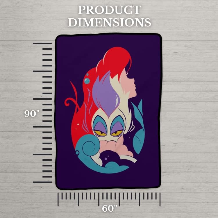 Snapklik.com : Disney Princess Ariel & Ursula Little Mermaid Bedding ...